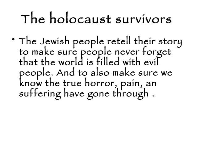 The final solution to the jewish question dion and deangelo | PPT