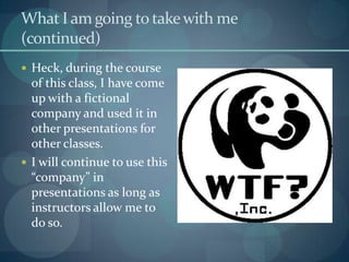 The Final Wtf Production | PPTX