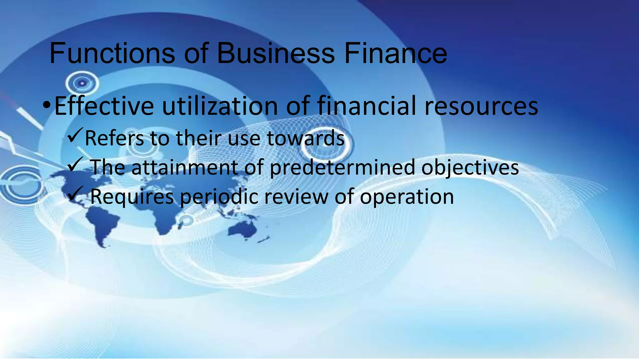 The finance function | PPTX