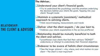 The financial advisor | PDF