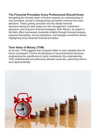 The Financial Principles Every Professional Should Know | PDF