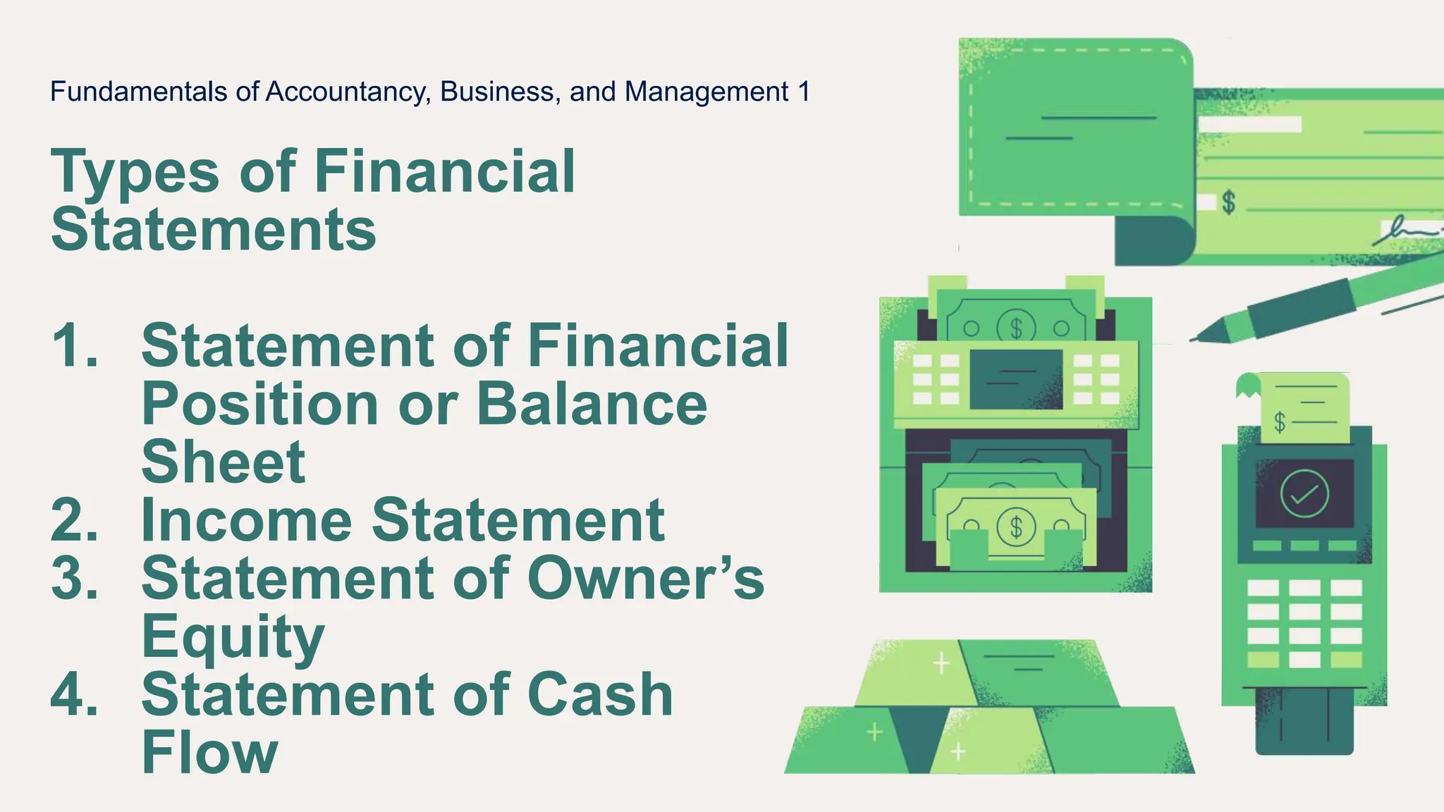 The Financial Statements (Basic Accounting) | PPTX