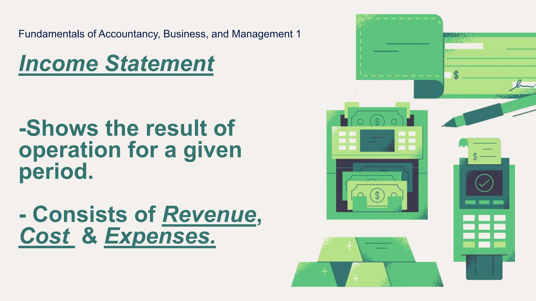 The Financial Statements (Basic Accounting) | PPTX
