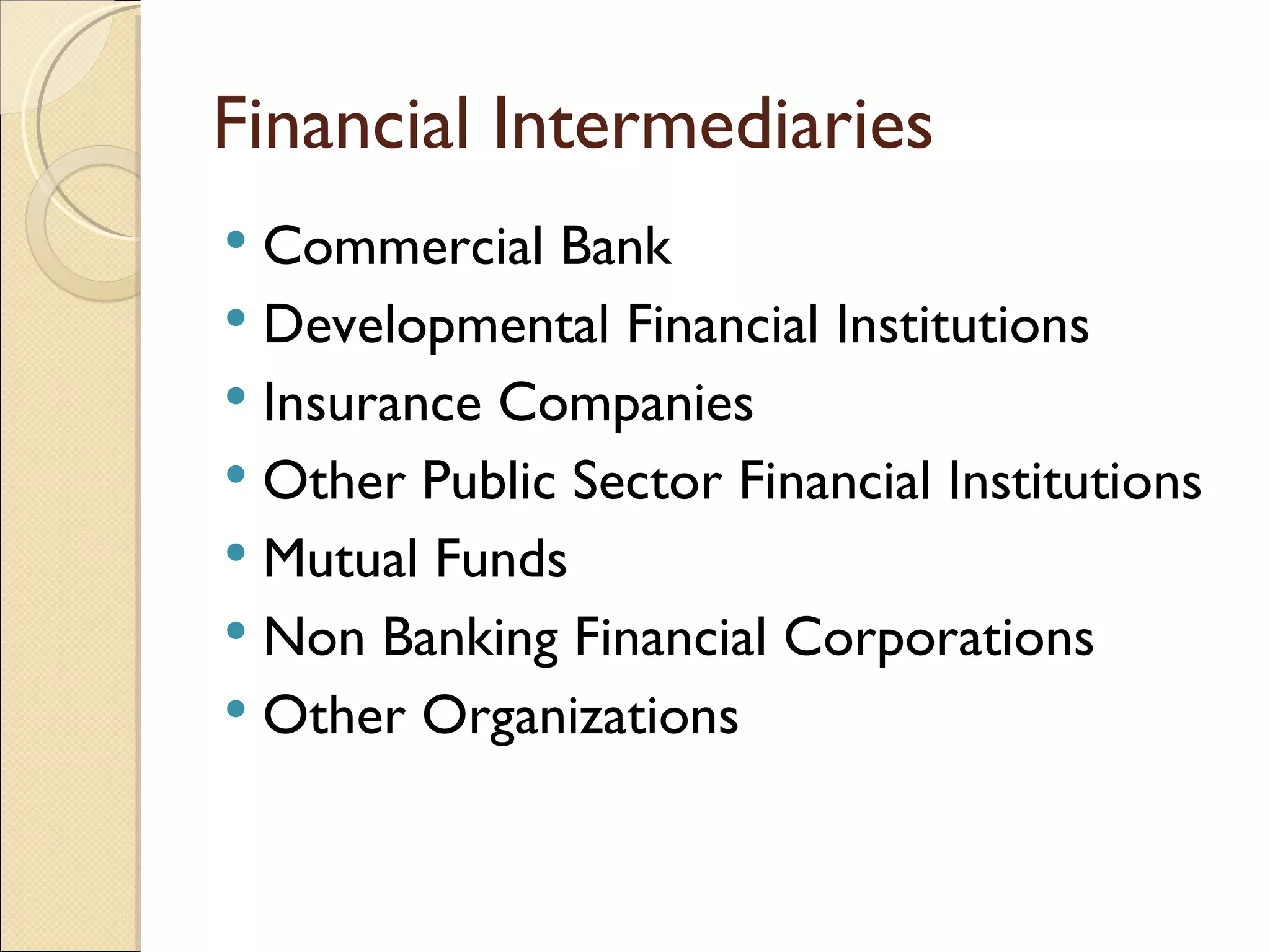 The Financial System | PPT