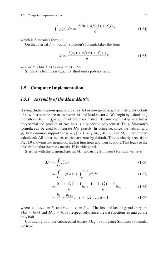 The Finite Element Method Theory Implementation And Applications