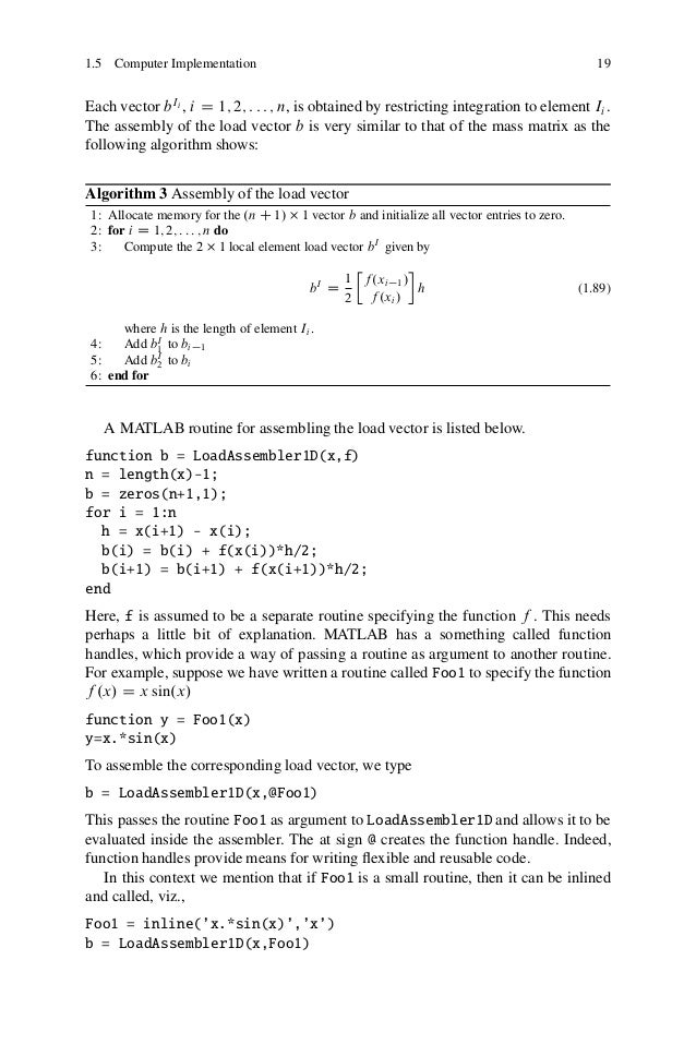 The Finite Element Method Theory Implementation And Applications
