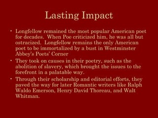 The Fireside Poets | PPT