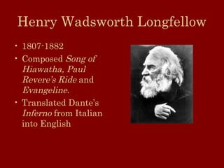 The Fireside Poets | PPT