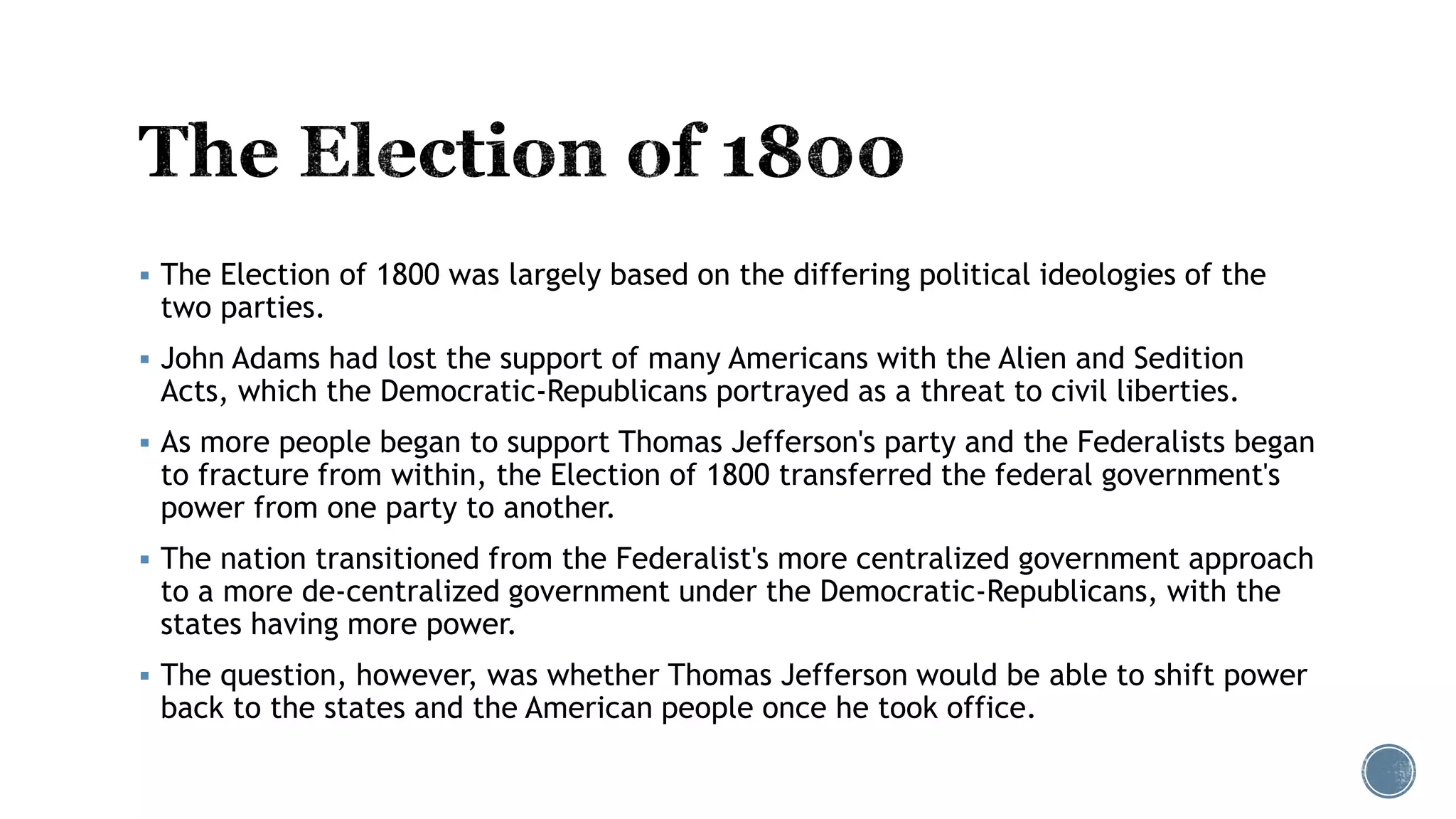 The first 5 presidents john adams | PPT