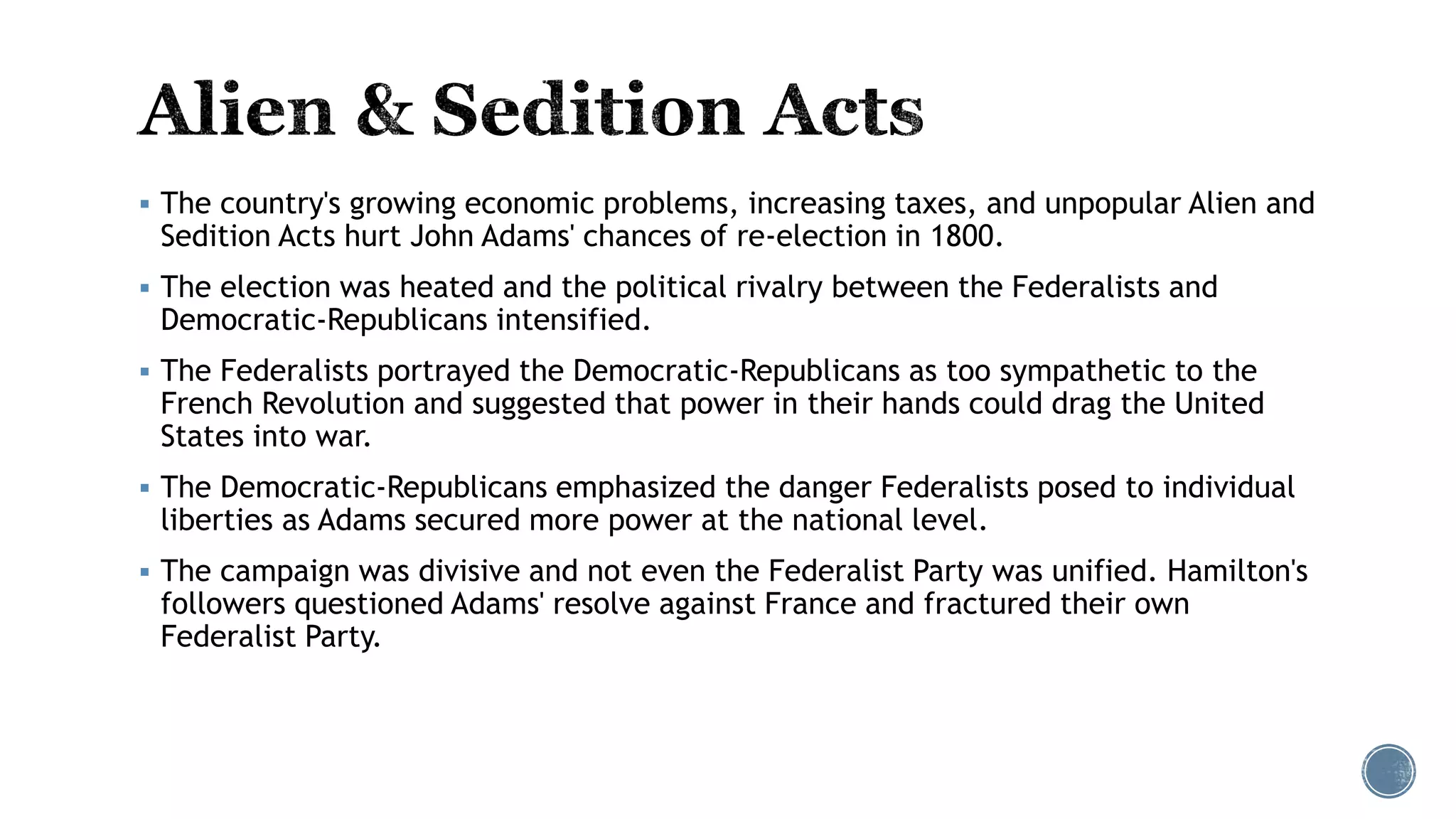 The first 5 presidents john adams | PPT