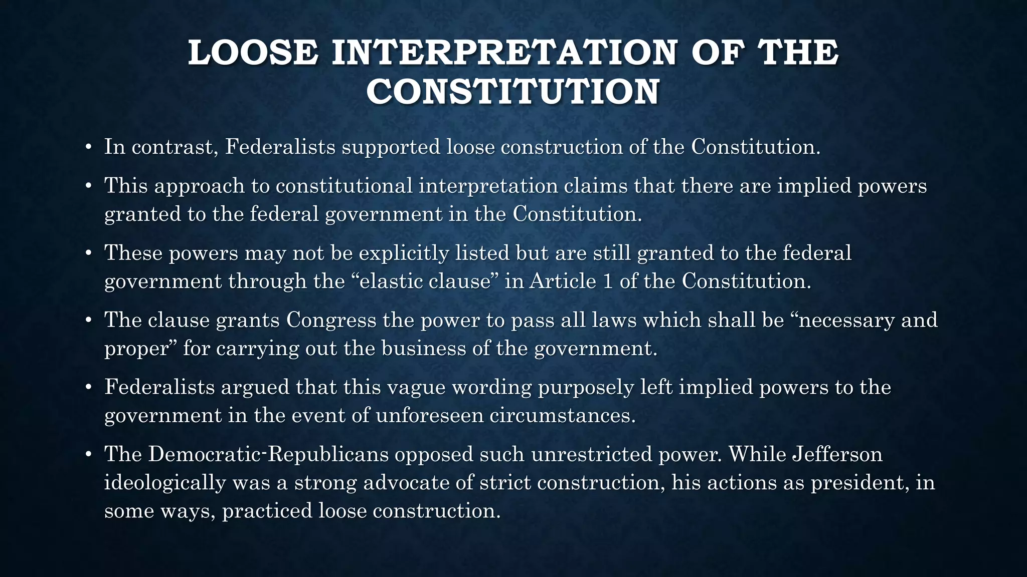 The first 5 presidents thomas jefferson | PPTX | Political Issues ...