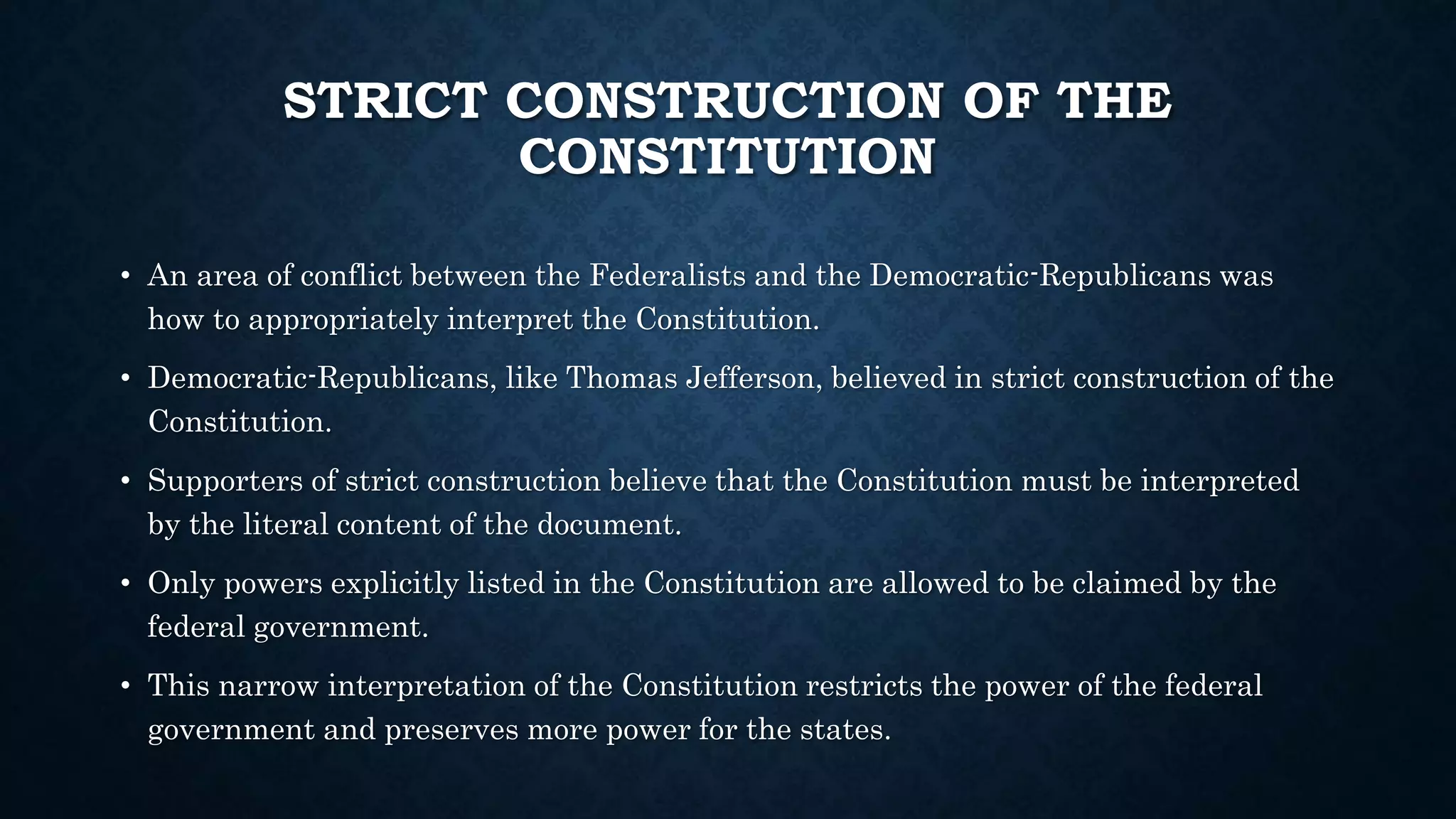 The first 5 presidents thomas jefferson | PPT