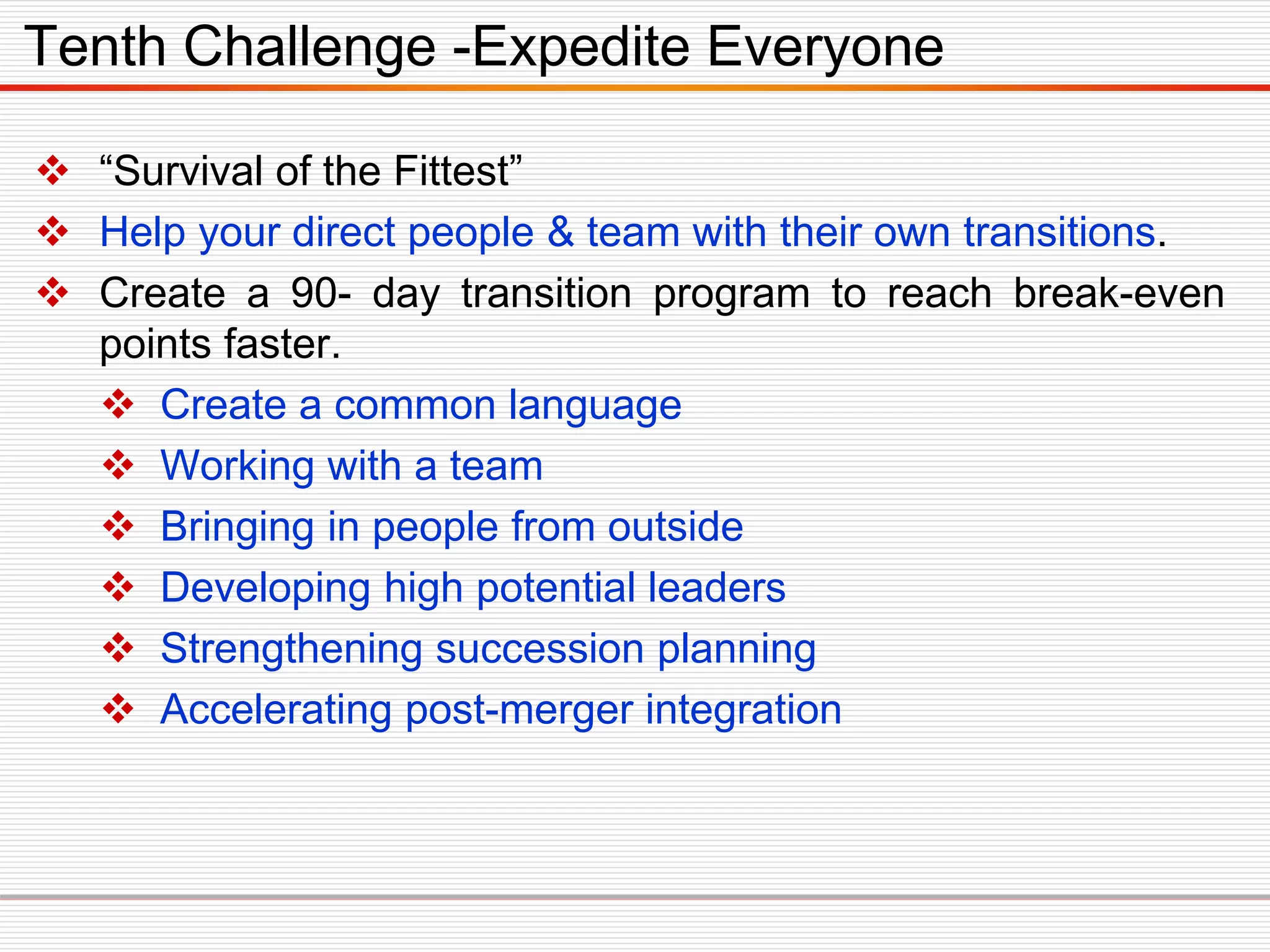 The First 90 days | PDF