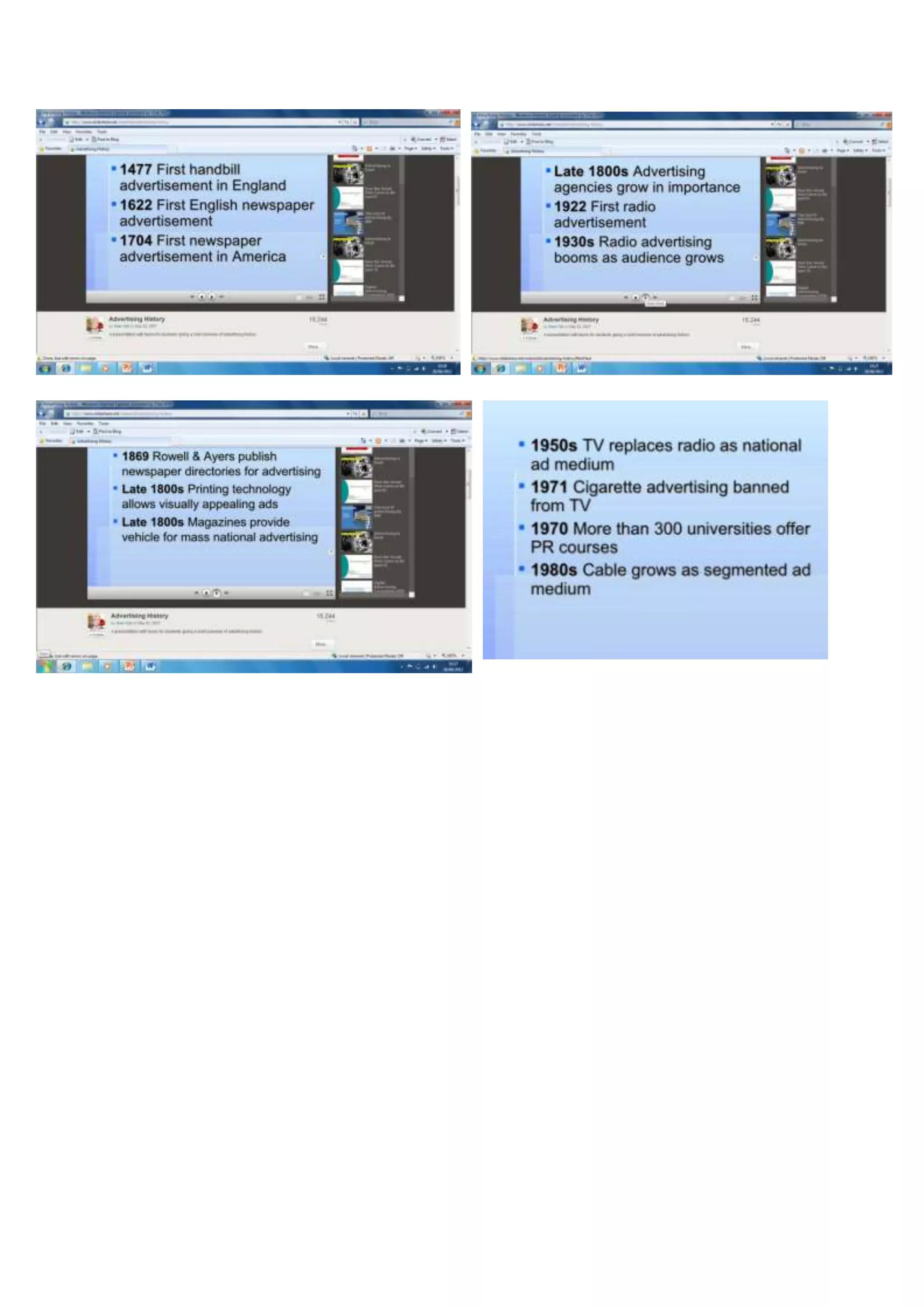 The first advertisement word. | DOCX