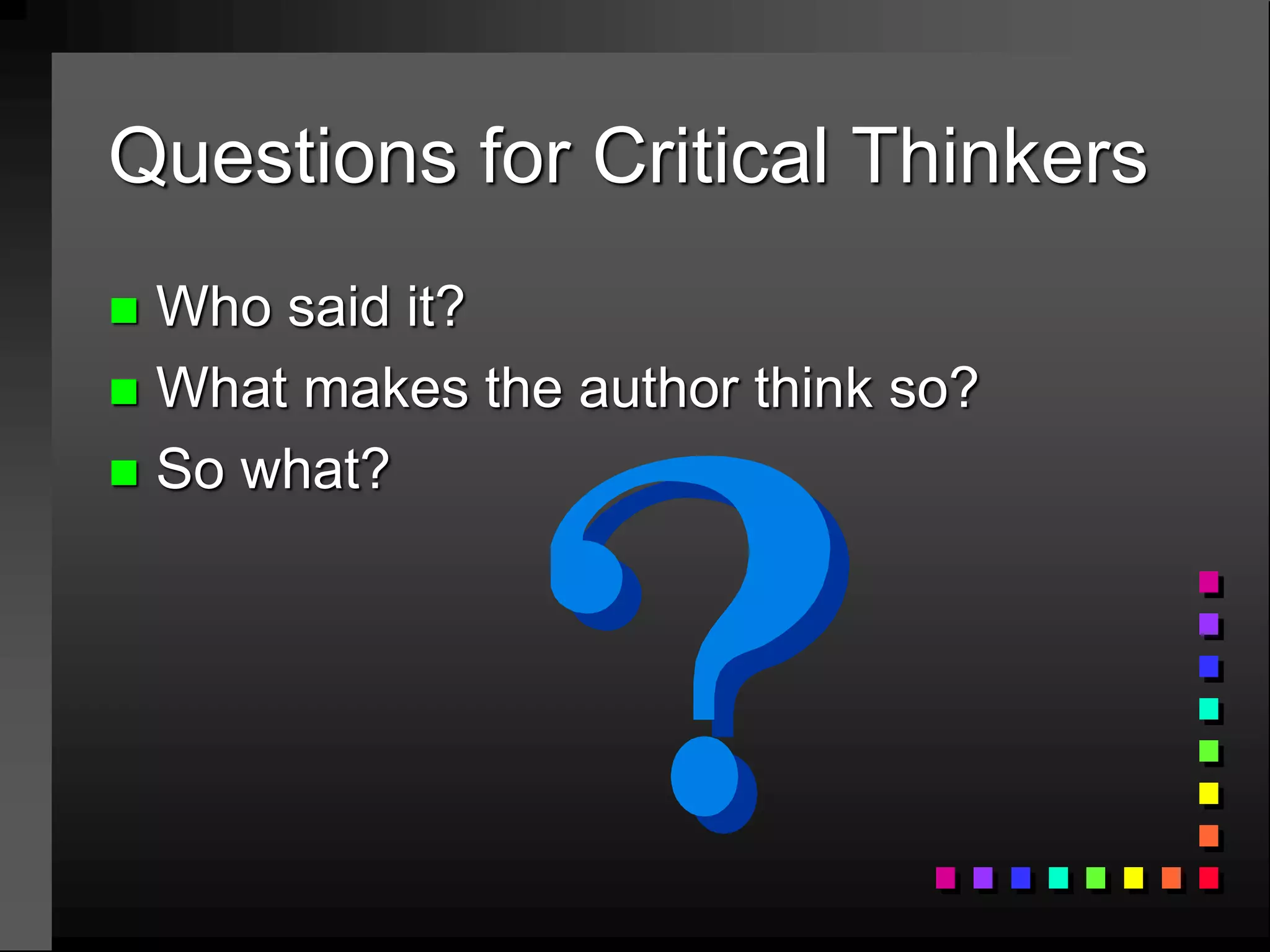 CRAETIVE THINKING - Creative Thinking (7) | PPTX