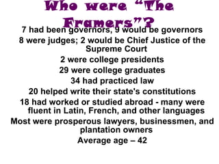 The First American Government | PPT