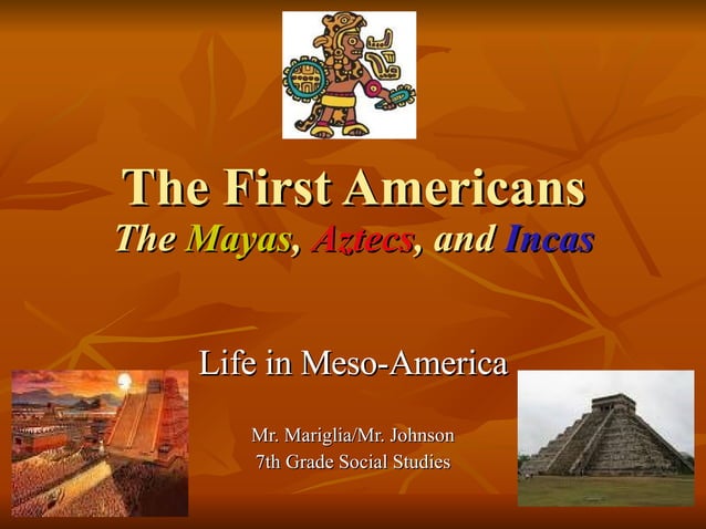 The First Americans | PPT