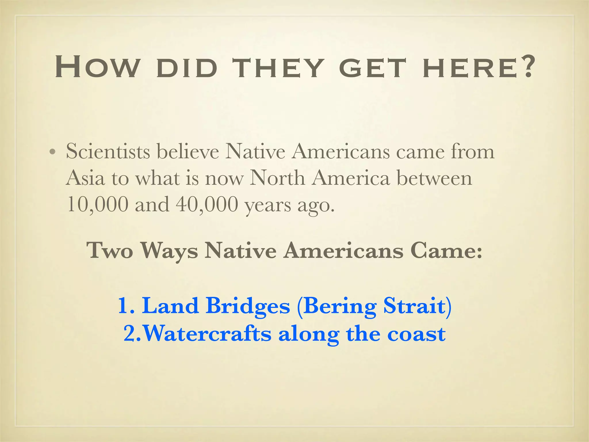 The first americans | PDF