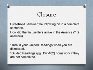 The first americans | PPT