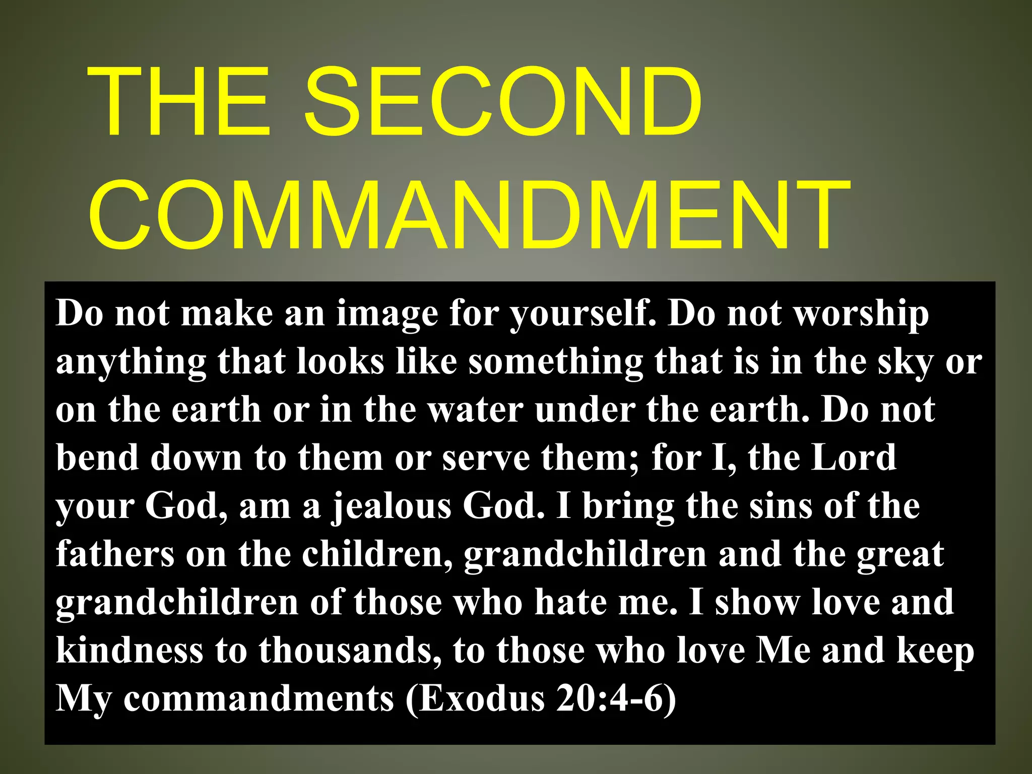 The first and second commandment.pptx