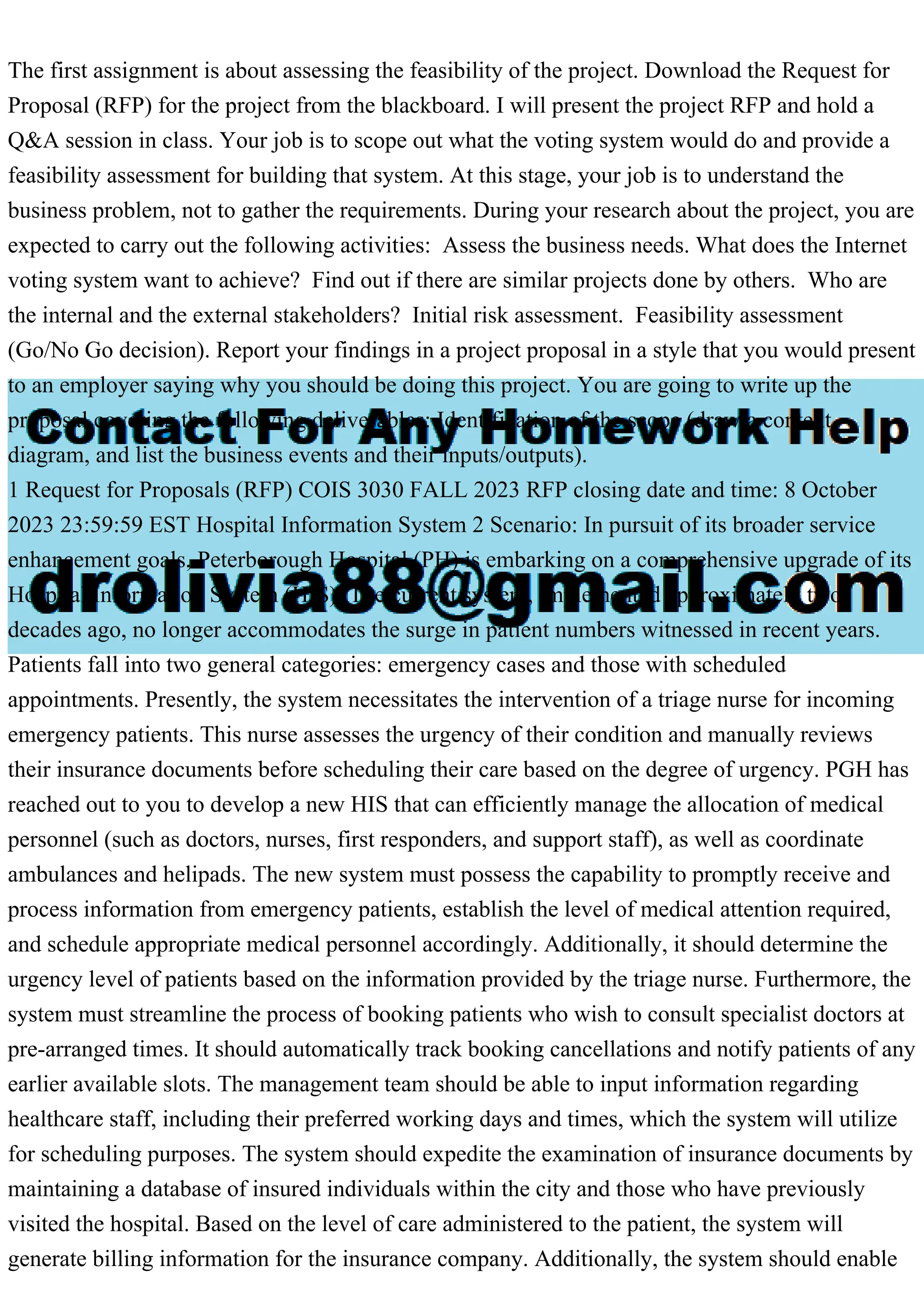 The first assignment is about assessing the feasibility of the proje.pdf