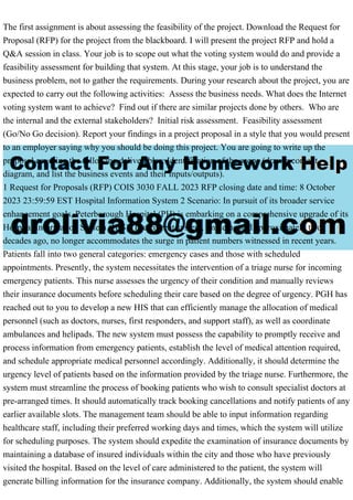 The first assignment is about assessing the feasibility of the proje.pdf | Free Download