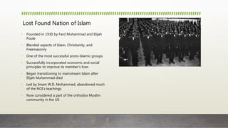 The First Black Muslims In America | PPTX