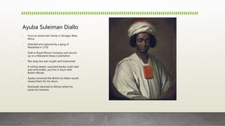 The First Black Muslims In America | PPTX
