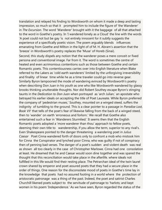 The First Bold Strides of Goethe's Wanderer on a Very Long Journey | PDF