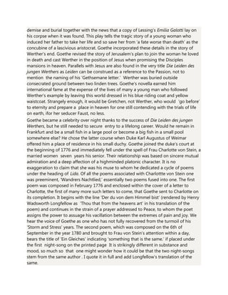 The First Bold Strides of Goethe's Wanderer on a Very Long Journey | PDF