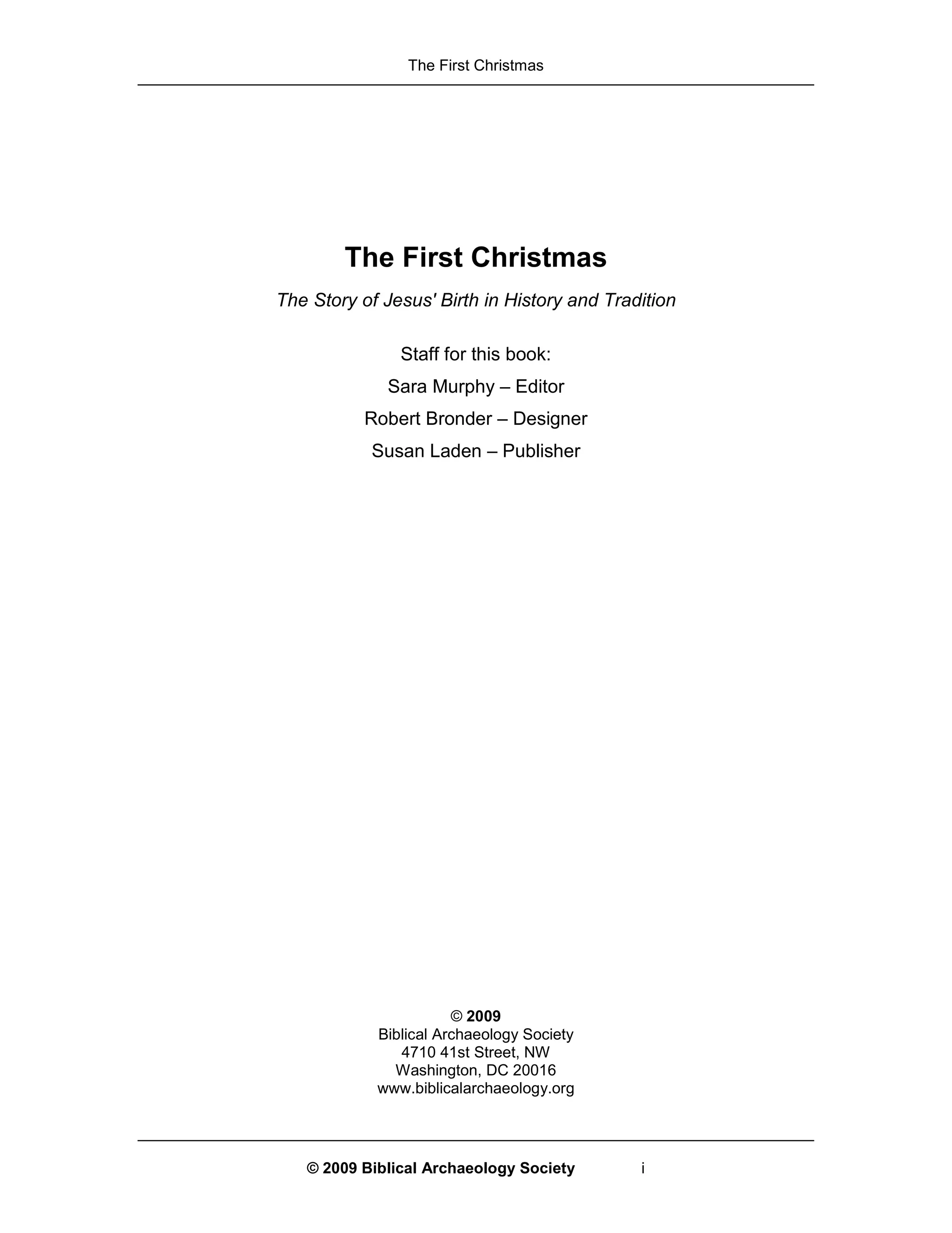 The first christmas_the_story_of_jesus_birth_in_history_and_tradition | PDF