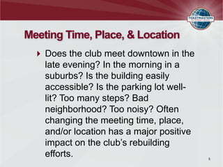 The first class club coach | PPTX