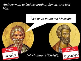 The First Disciples | PPT