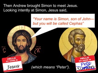 The First Disciples | PPT