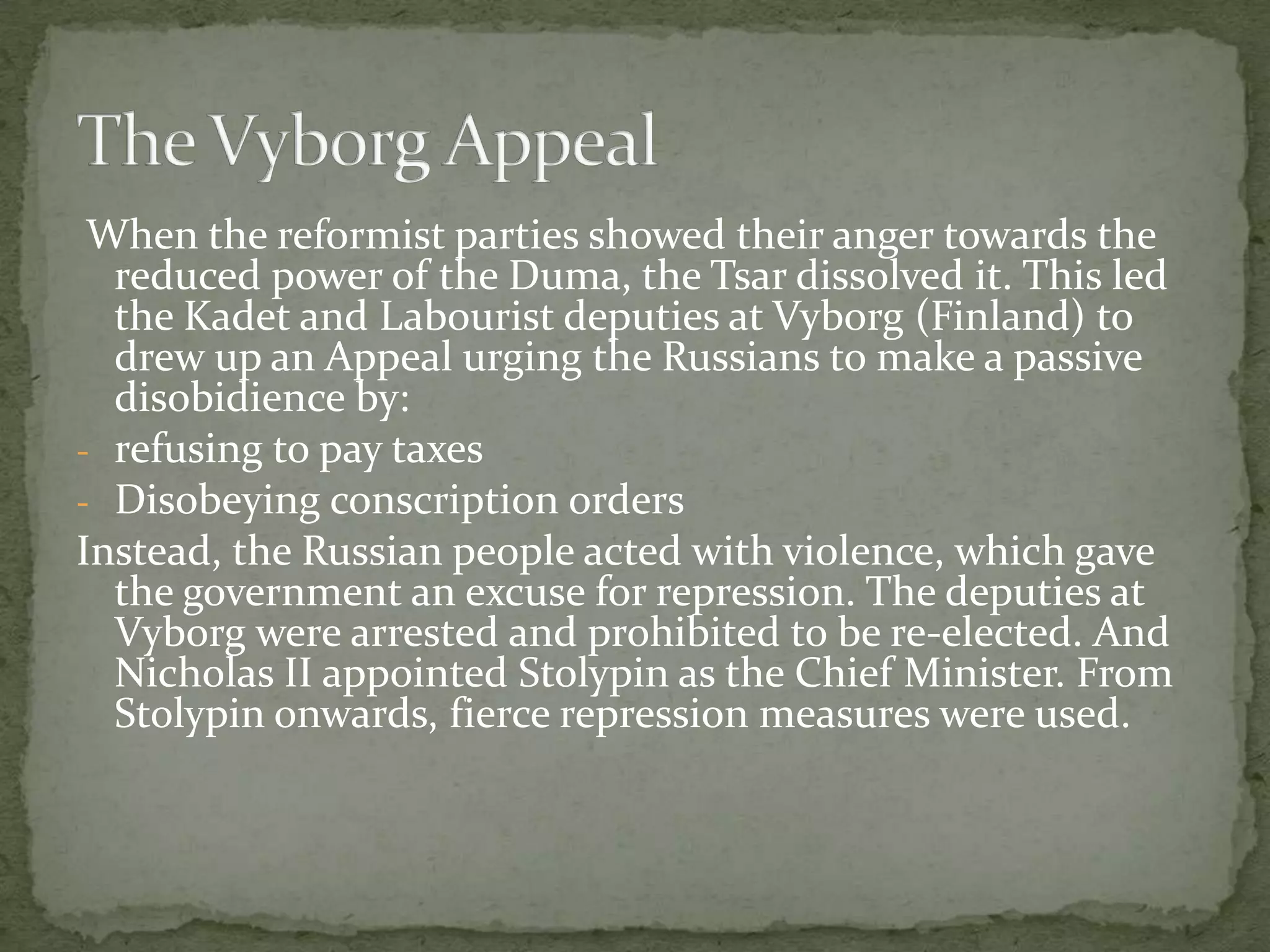 The first duma | PPTX