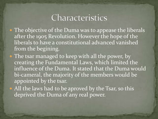 The first duma | PPT