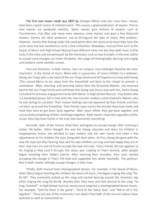 The first ever movie made was 1897 by georges méliès and ever since ...