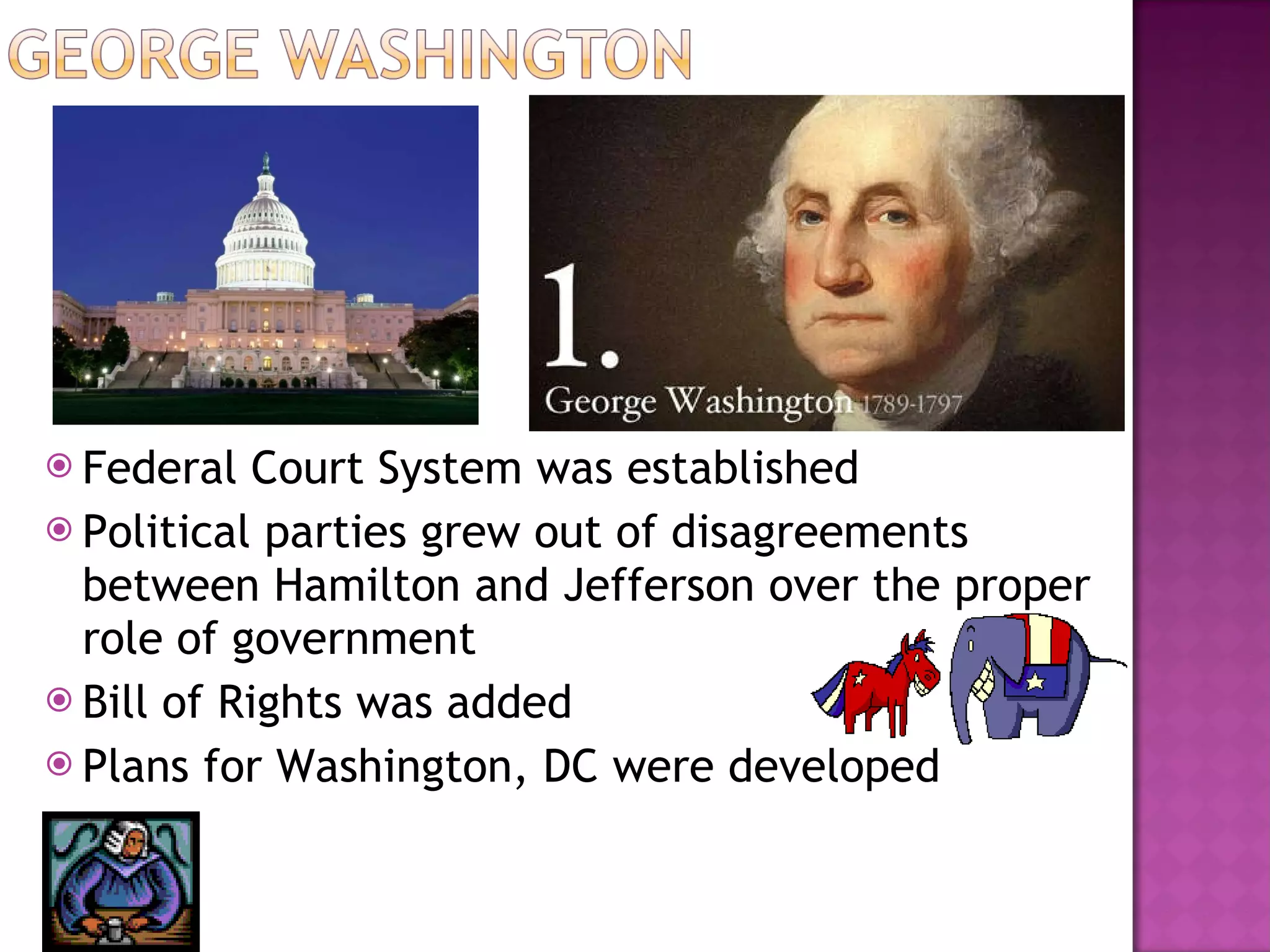 The First Five Presidents | PPT