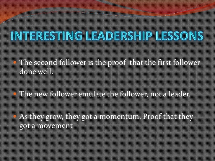 The First Follower Make the Leader