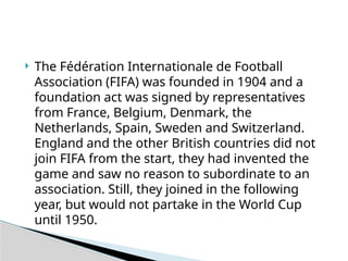 Modern Football Tactics Explained and A History of Football Legends | PPTX