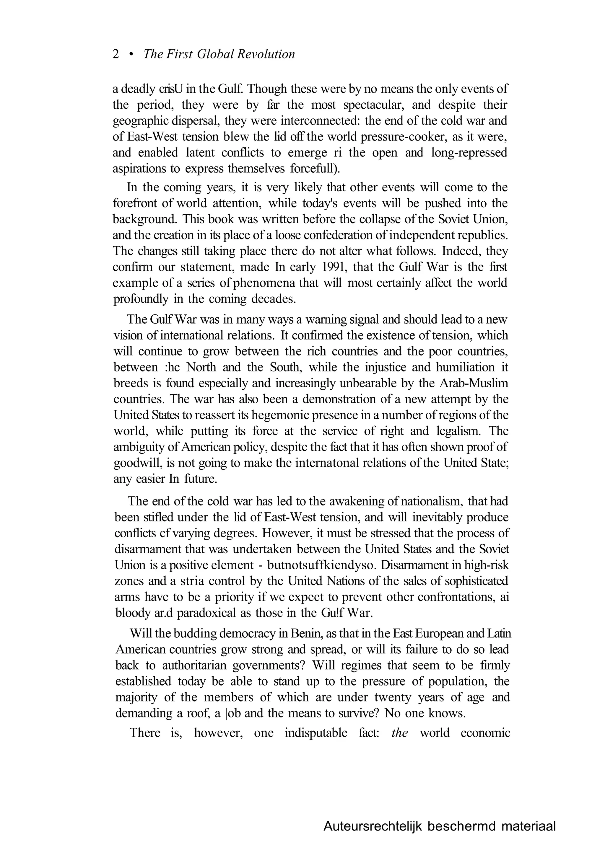 The First Global Revolution | PDF