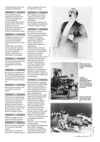 The First Half Century (1894-1945) - Milestones in radio. | PDF | World ...