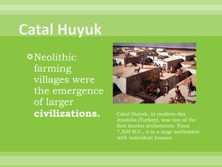 The first humans_prehistory_to_3500_bc_v_03 | PPT