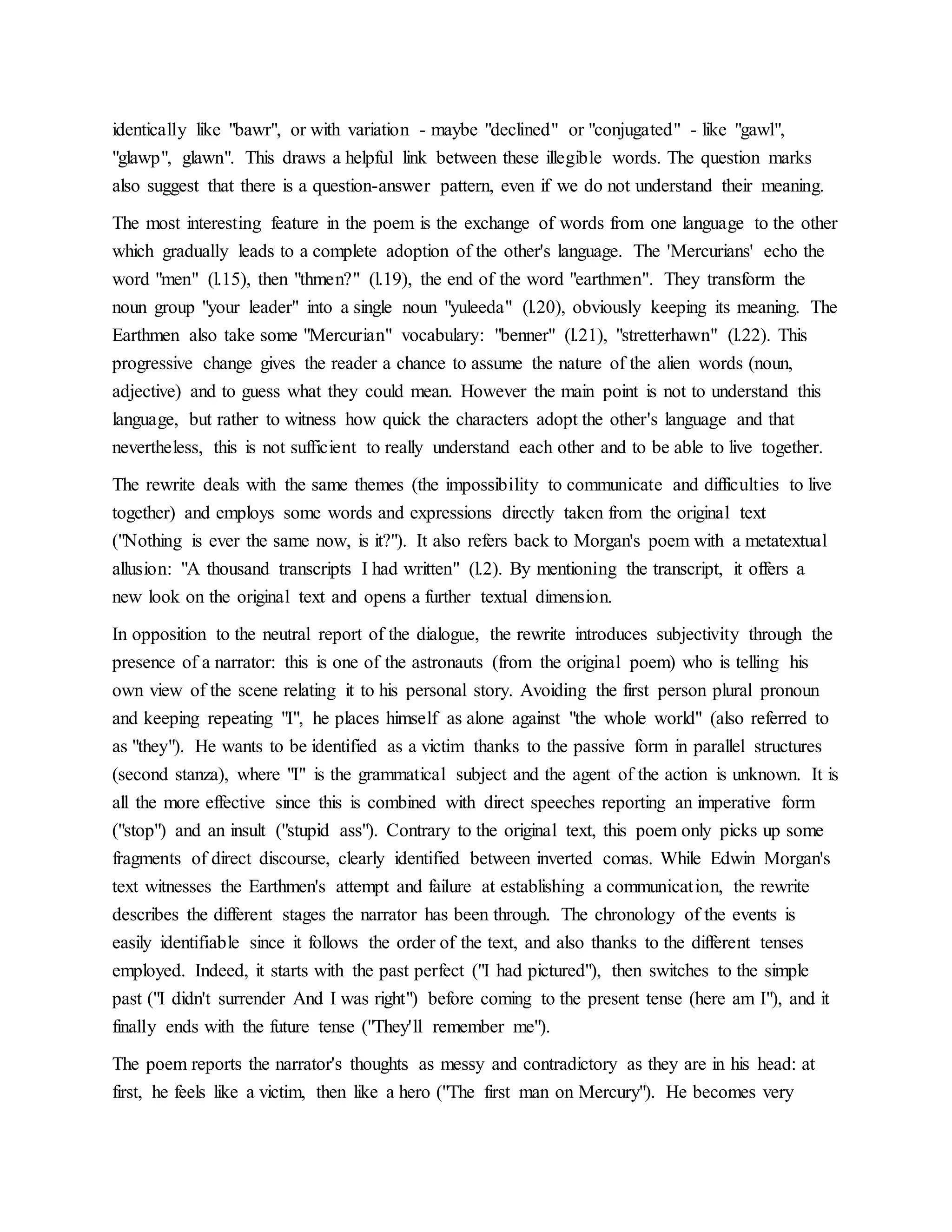 The first man on mercury | DOCX