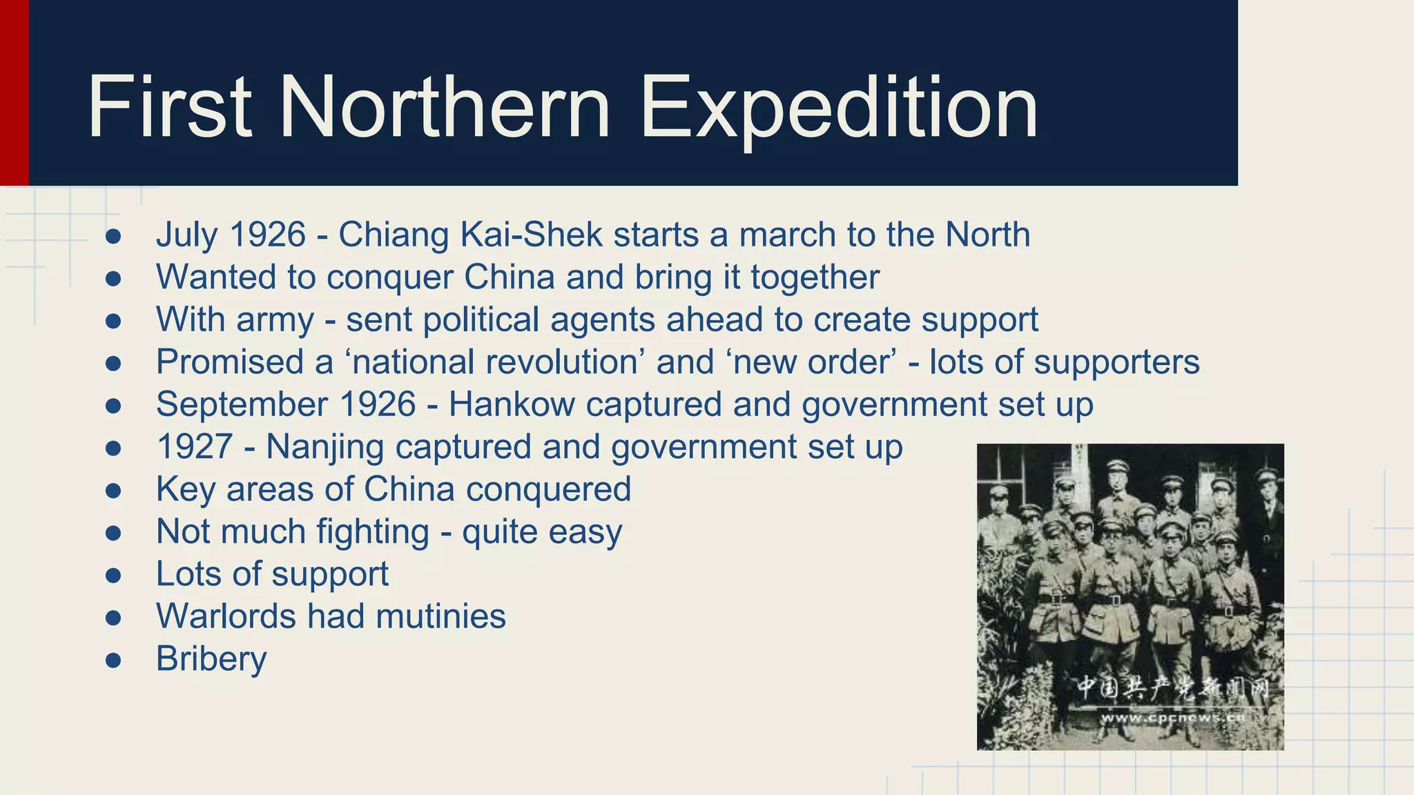 The First Northern Expedition and the Shanghai Massacre | PPTX
