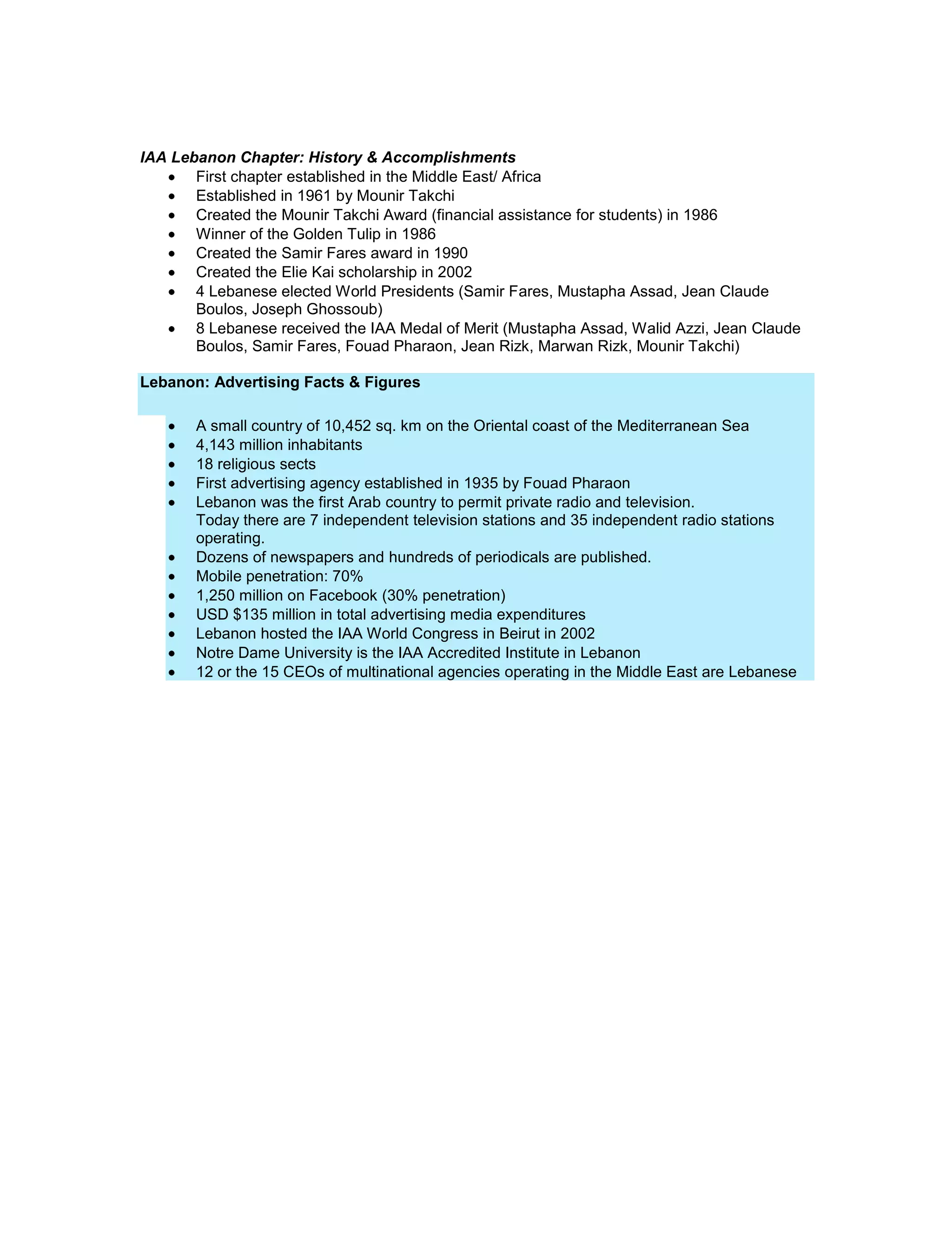 IAA profiles series # 1 | DOCX