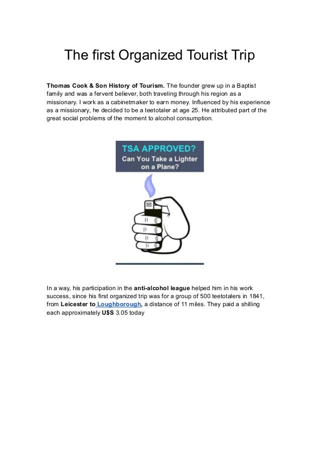 The first organized tourist trip | PDF | Europe Travel | Travel Locations
