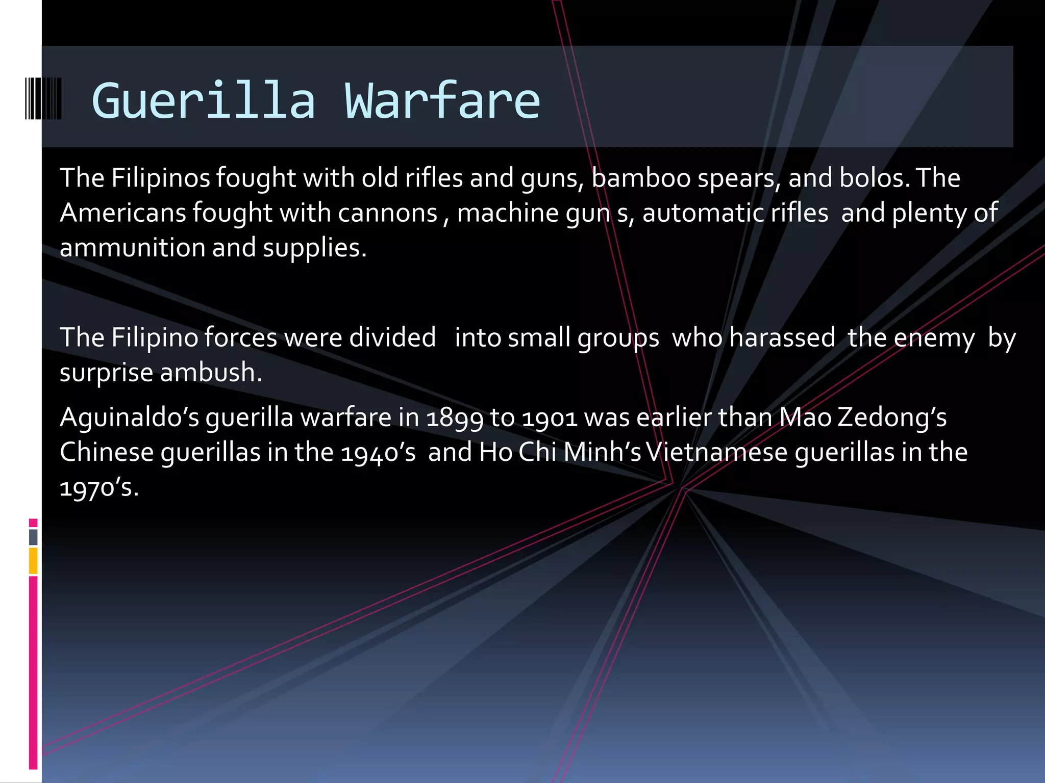 The first philippine republic and the filipino american war | PPTX