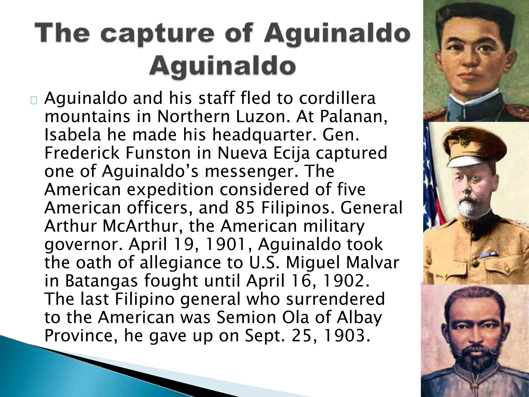 The first philippines republic and the filipinoamerican war | PPTX