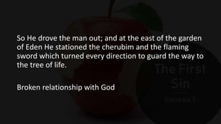 The first sin- Genesis 3 | PPTX